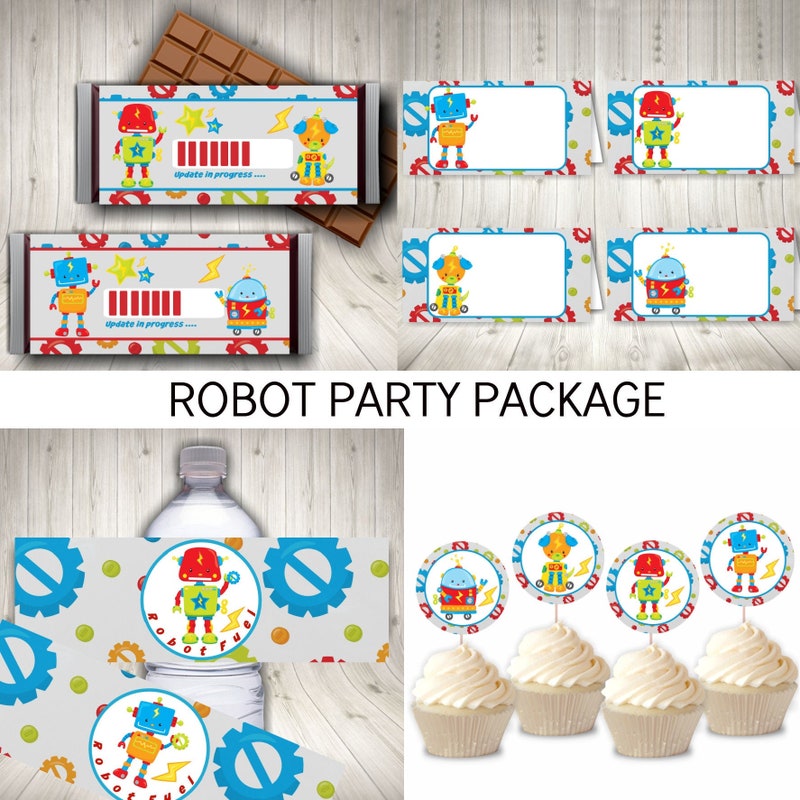 Robot Baby Shower - Etsy