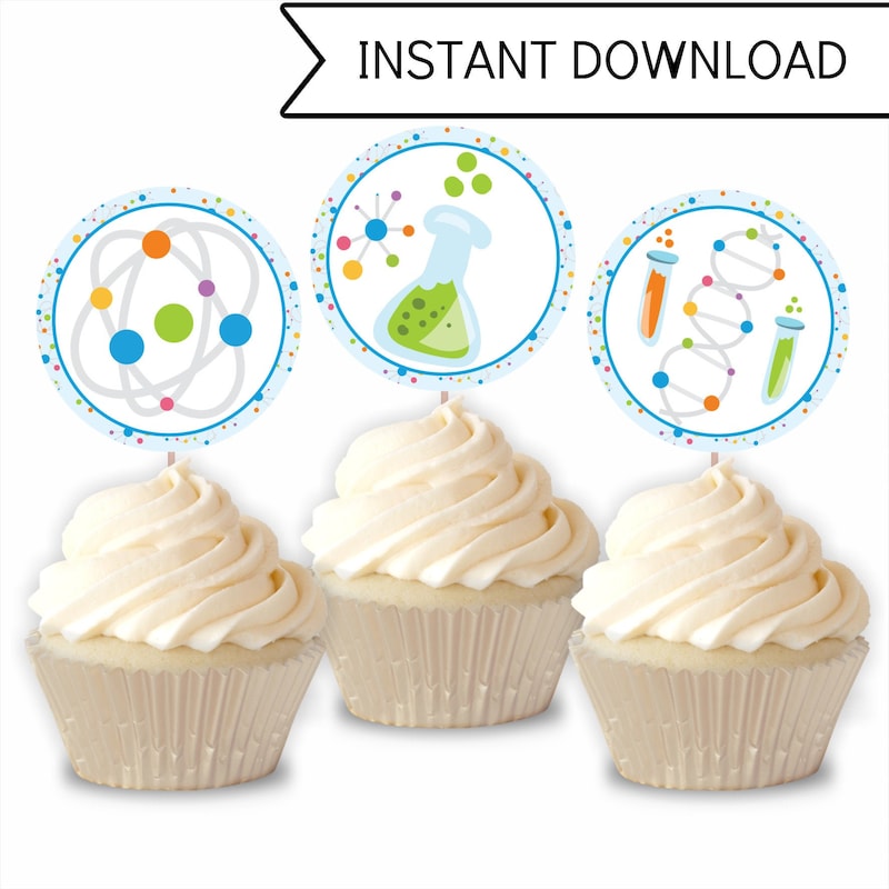 Science Cake Topper - Etsy