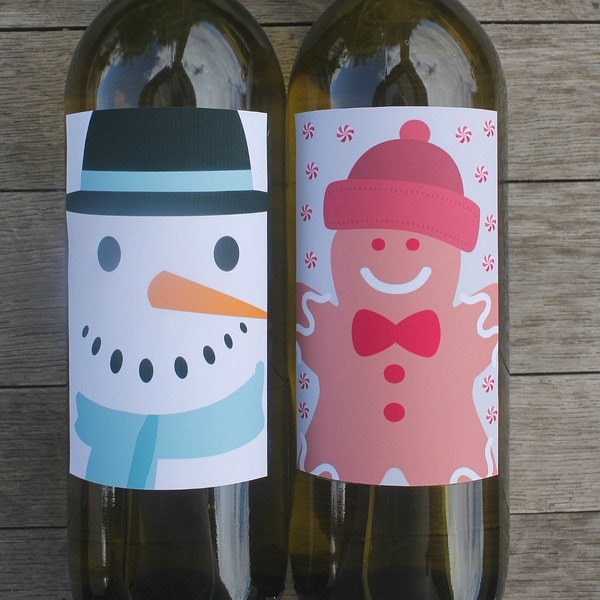 Gingerbread Wine Bottle - Etsy
