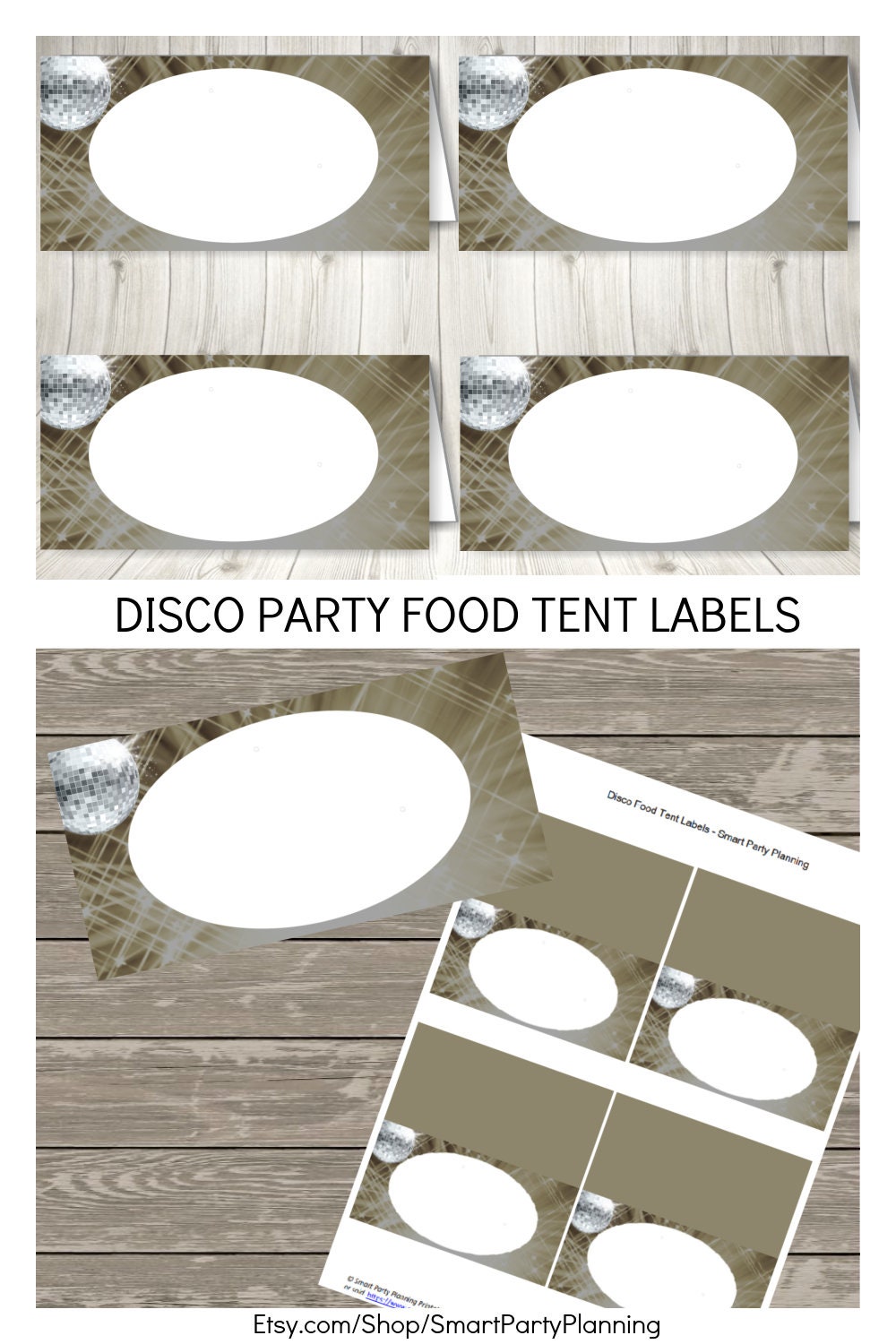 Disco Party Food Labels Instant Download Disco Decor - Etsy Australia