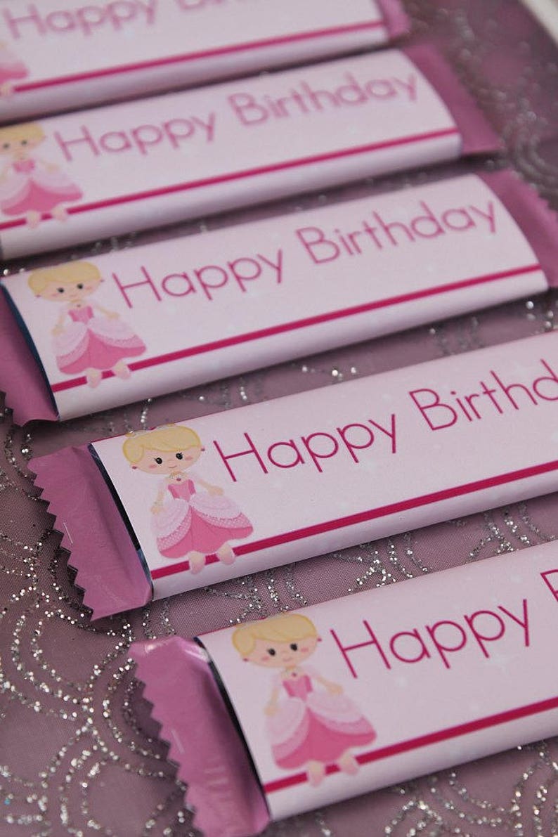 Princess Candy Bar Wrappers / Princess Party / Chocolate - Etsy Australia
