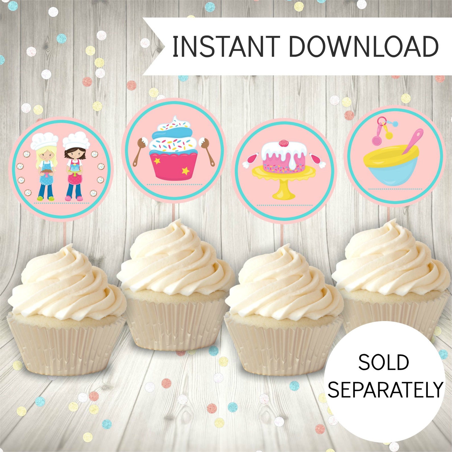 Cooking Party Water Bottle Labels - Etsy