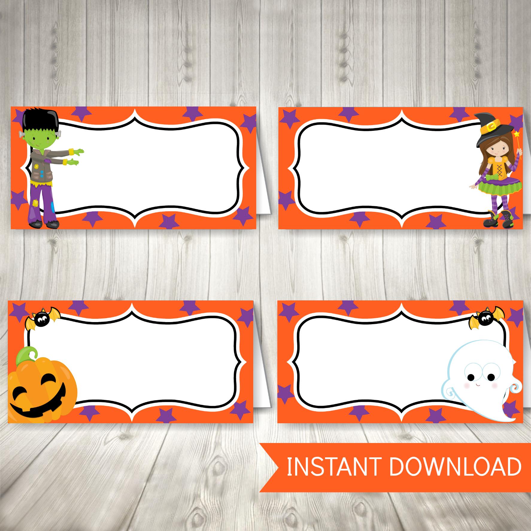 Editable Halloween Food Labels: Printable Party Decoration (instant ...