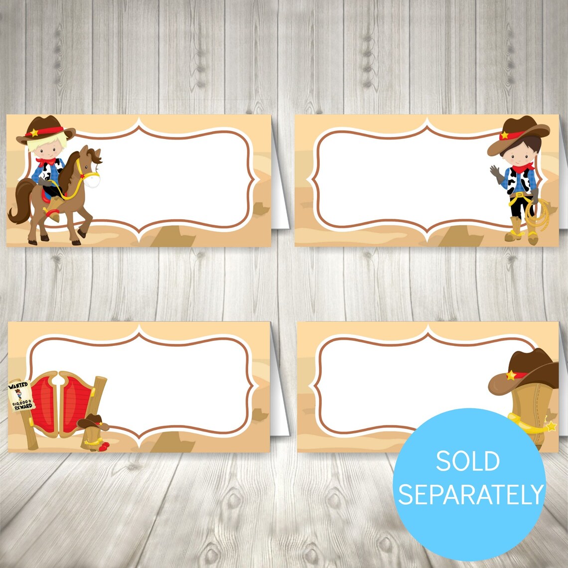 Cowboy Water Bottle Labels, Cowboy Birthday Party Decoration - Etsy
