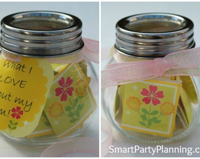 Mother's Day Appreciation Jar - Smart Party Planning - Etsy