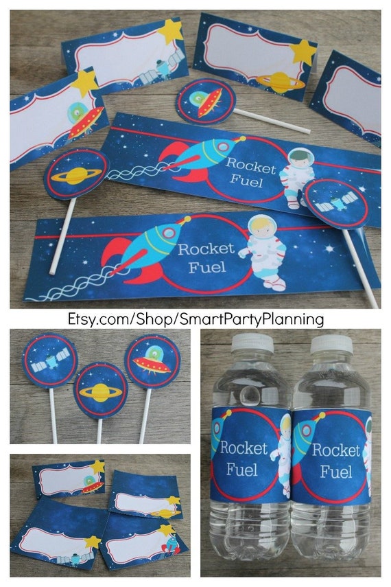 Outer Space Printables,Space Party, Party Printable Set, Space Birthday ...