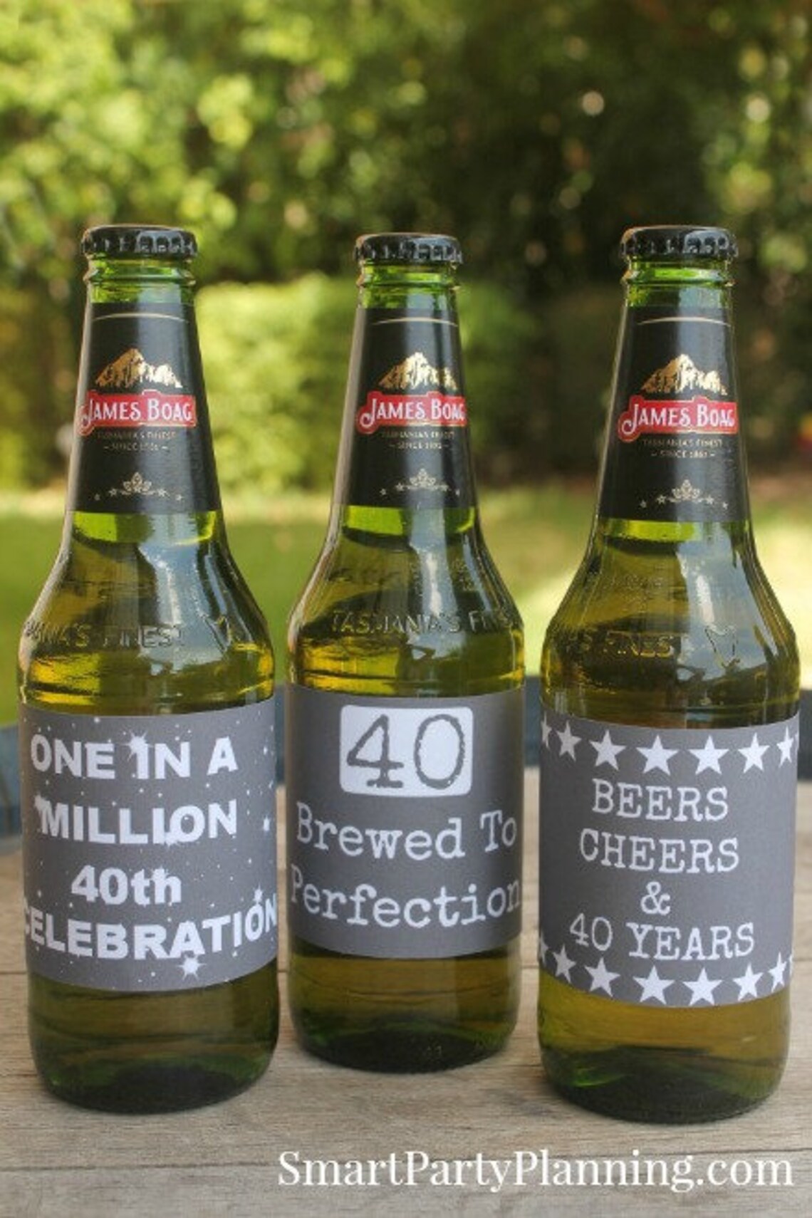40th Birthday Beer and Wine Labels 40th Birthday Party Gift - Etsy