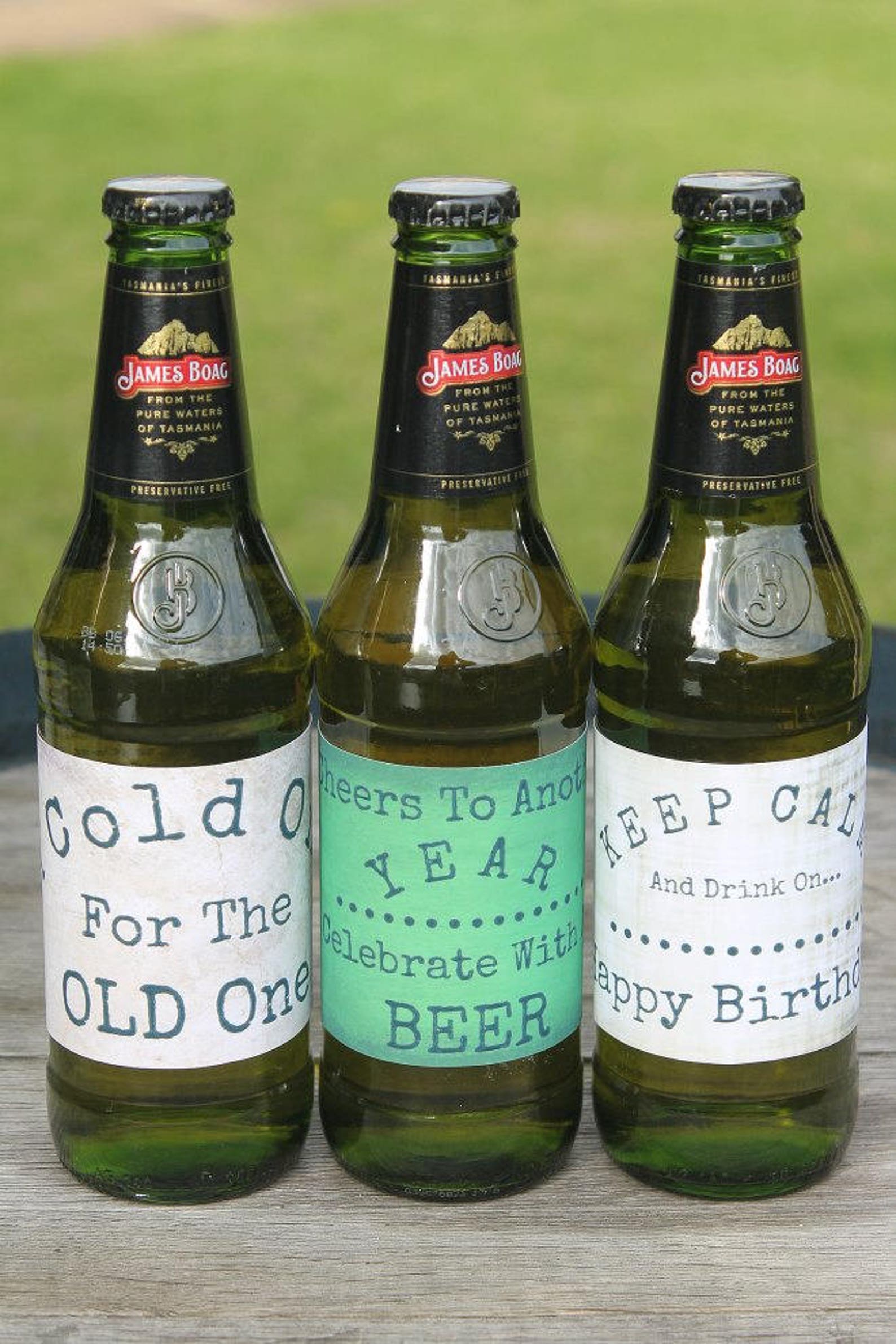 Rustic Birthday Beer Labels Printable Labels Gift for Him - Etsy