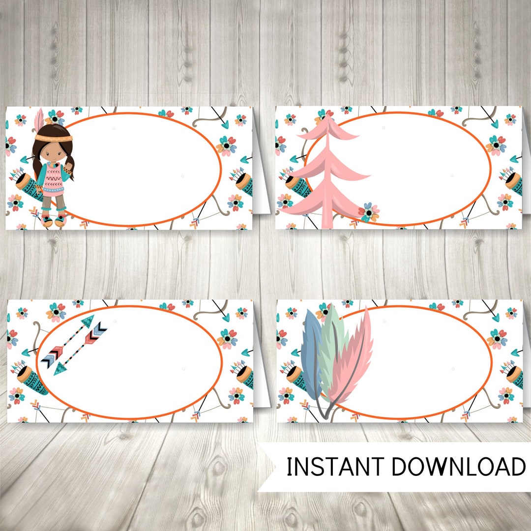 Boho Party Food Labels, Instant Download, Disco Decor - Etsy