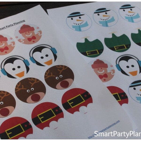 Elf Cupcake Toppers - Etsy