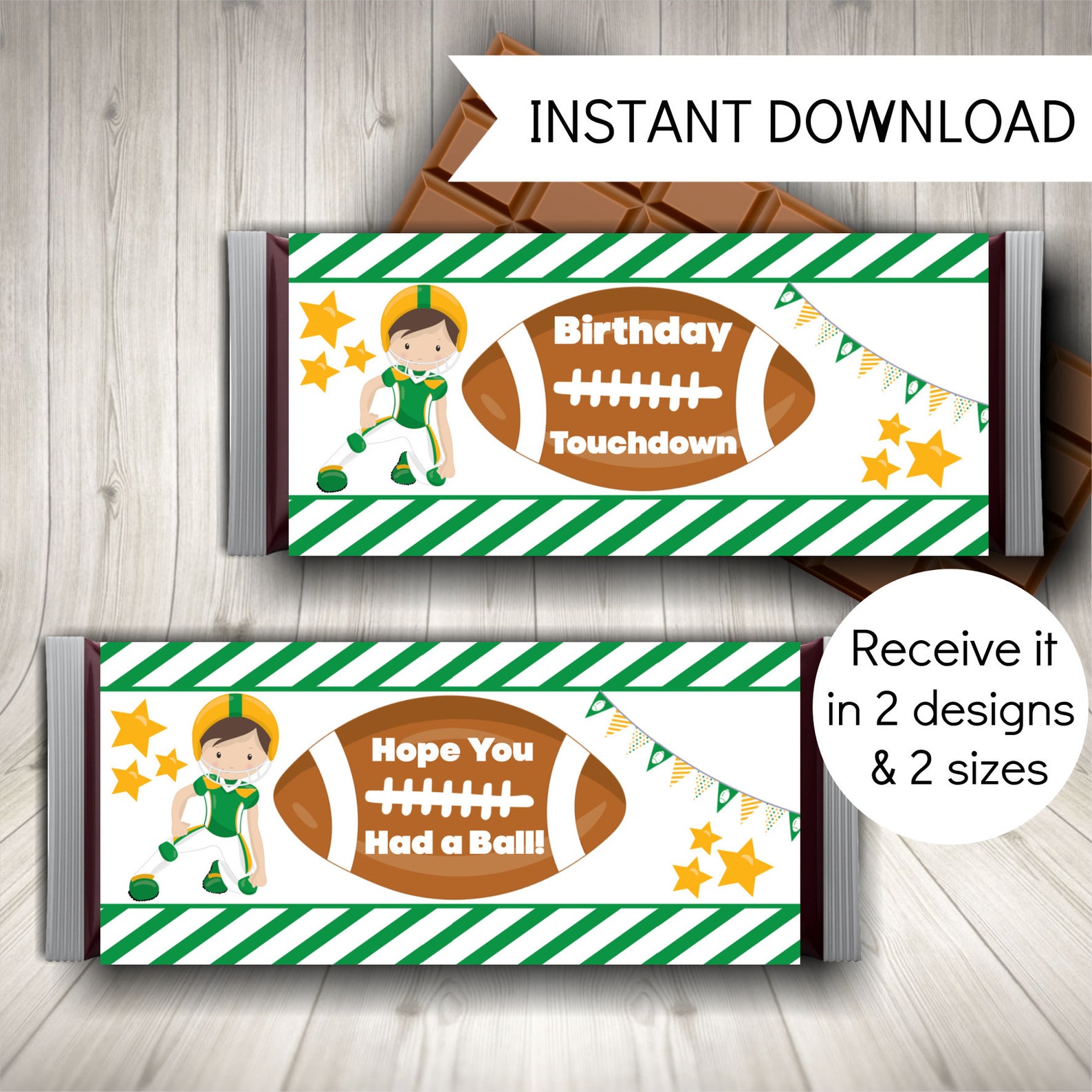Football Party Printables Football Birthday Decorations - Etsy