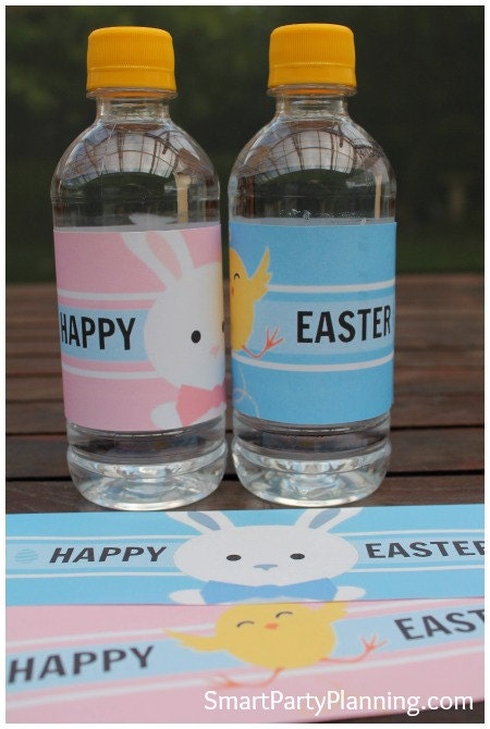 Easter Water Bottle Labels - Etsy