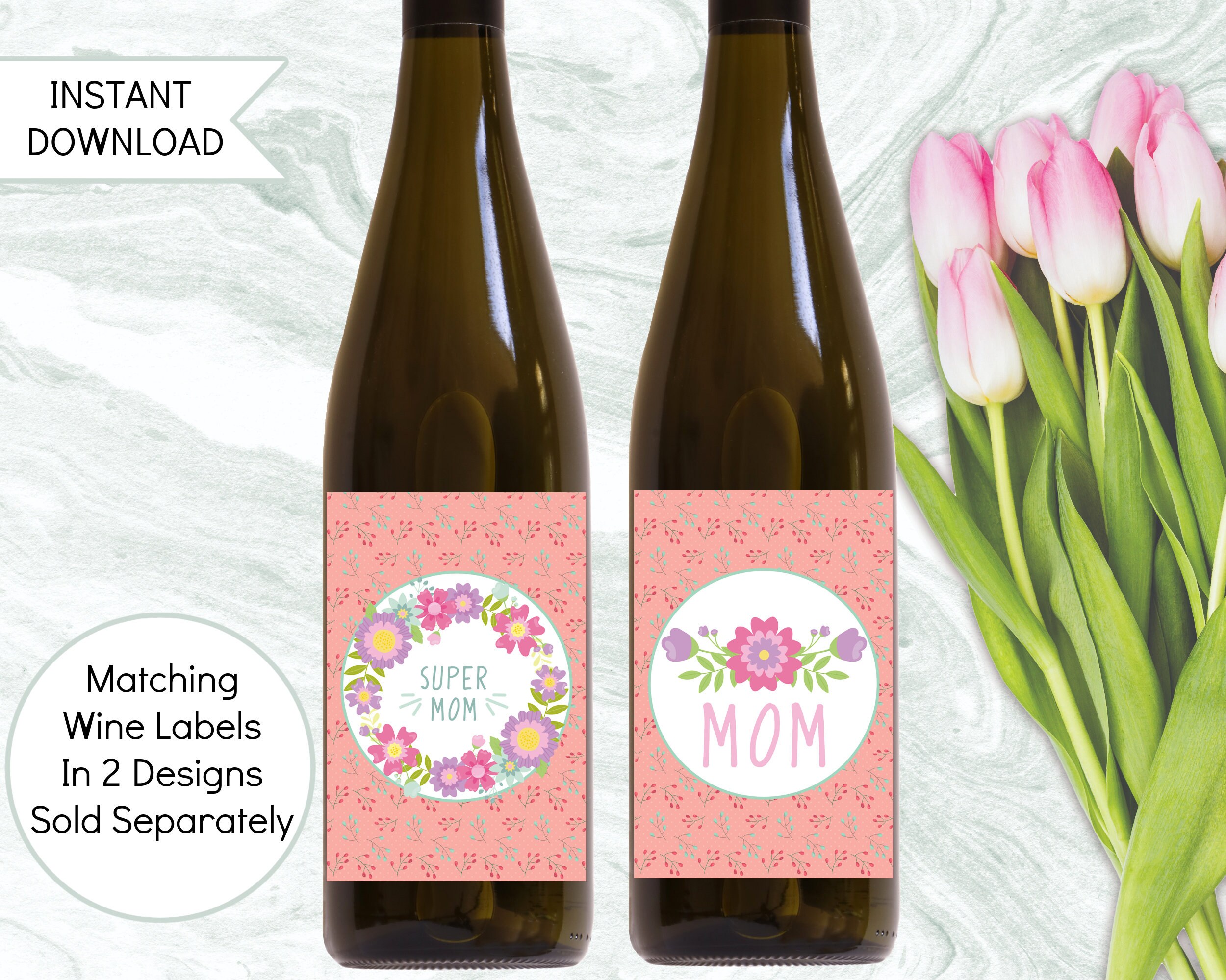 Mom Candy Bar Wrappers Easy Mothers Day Gift Printable | Etsy