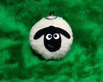 Sheep Plush Keychain - Etsy