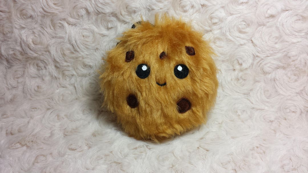 Plush Chocolate Chip Cookie Keyring, Keychain, Bag Charm, Gift, Cute ...