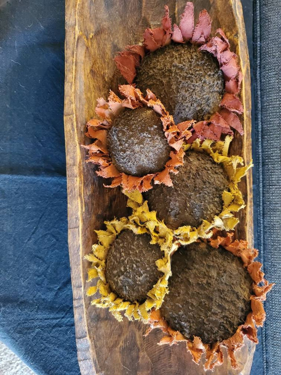 Large Primitive Sunflowers, Great for Fall Decorations - Etsy