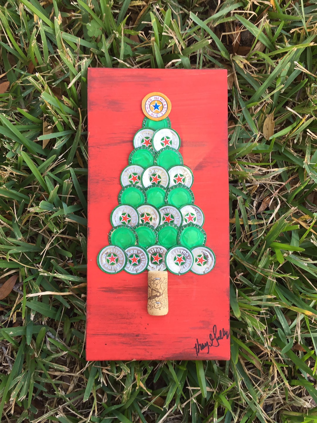 Beer Cap Christmas Tree - Etsy