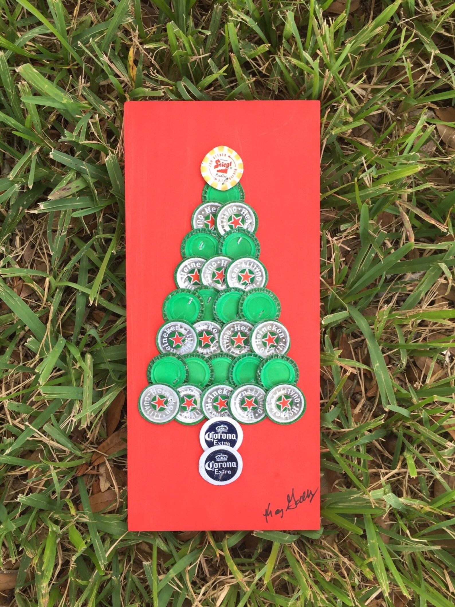 Beer Cap Christmas Tree - Etsy