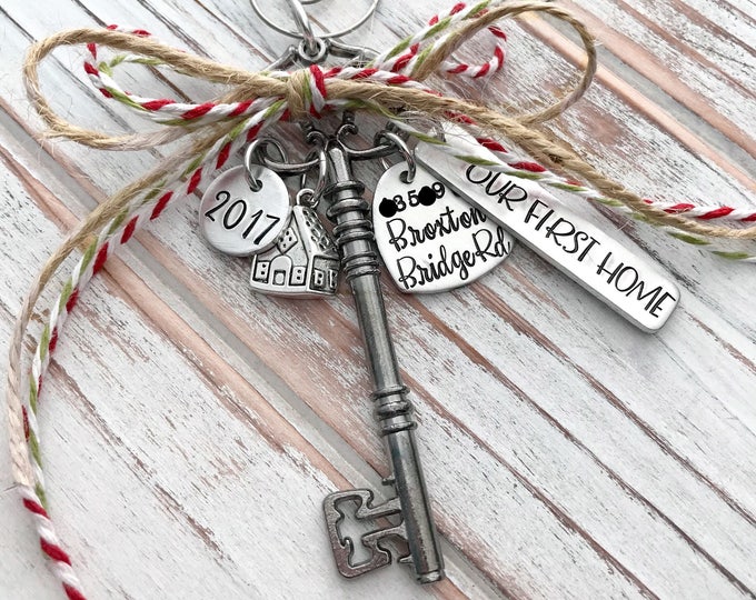 Our New Home Personalized Skeleton Key Christmas Ornament, 2024 ...