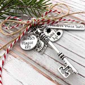 Personalized Santas Magic Key - Santas Key Ornament - Keepsake ...