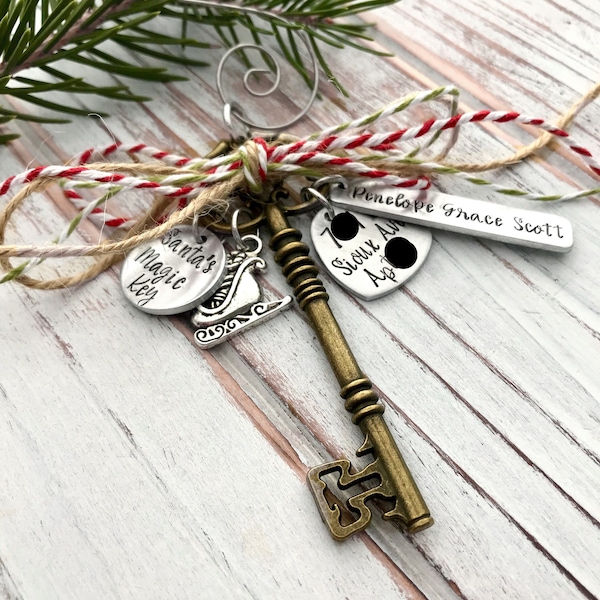 Santa Key - Etsy