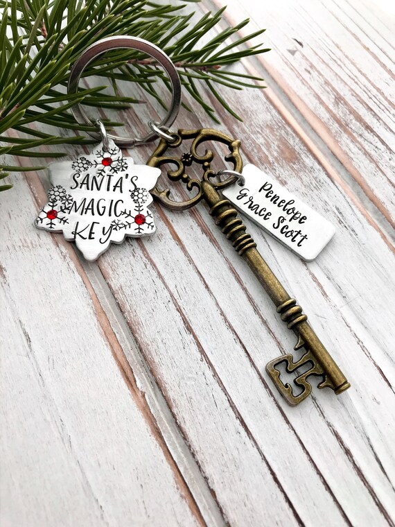 Personalized Santa's Magic Key Christmas Skeleton | Etsy