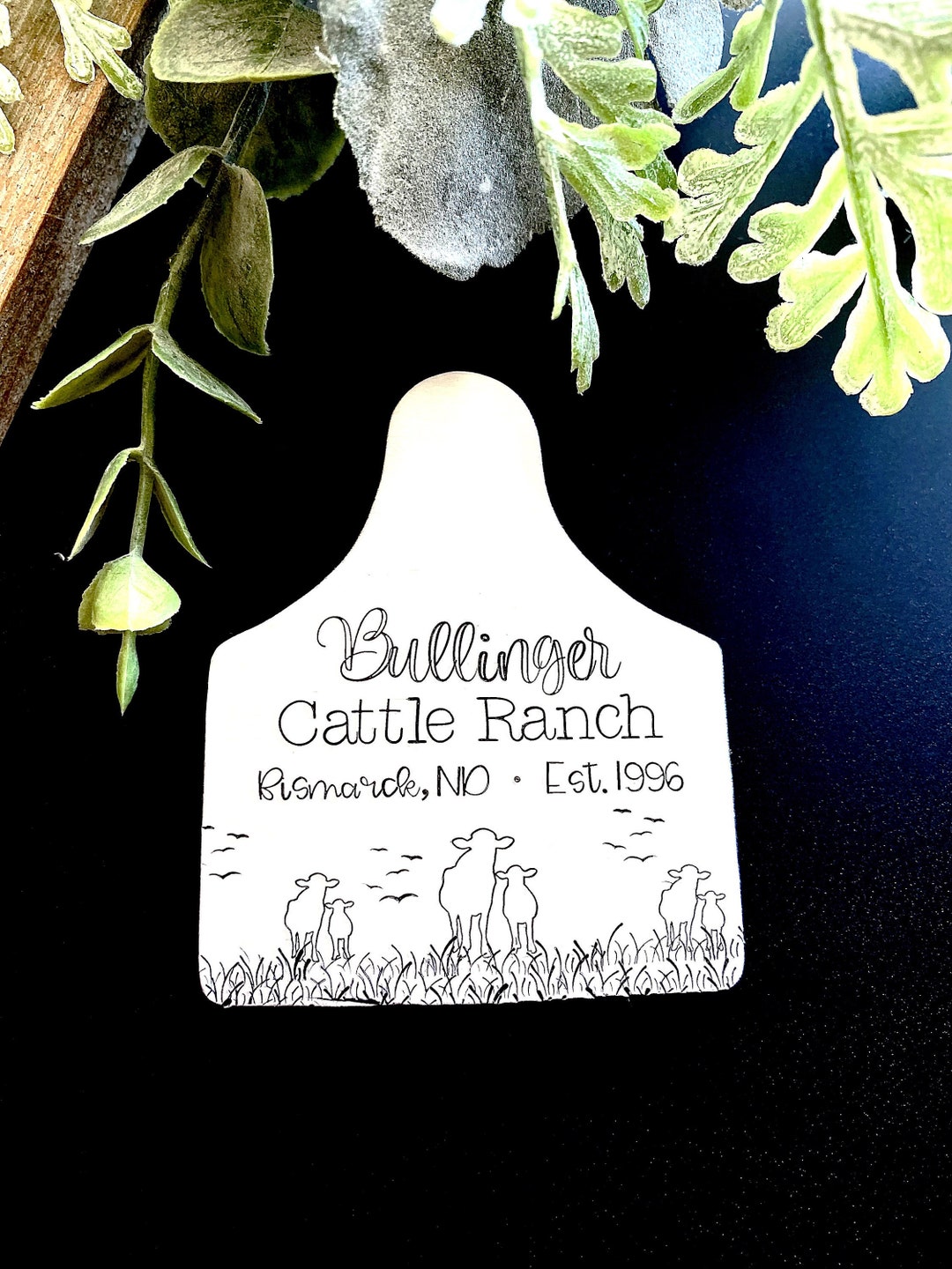 Personalized Cattle Ranch Gift • Unique Cattle Gift • Custom ...