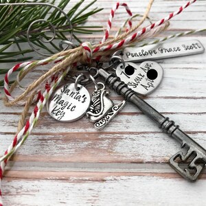 Personalized Santas Magic Key - Santas Key Ornament - Keepsake ...