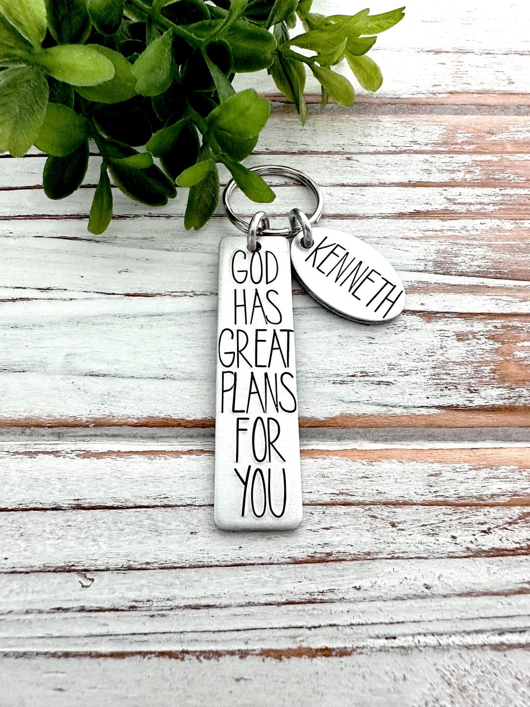 God Has Great Plans for You Jeremiah 29:11 - Personalized Hand Stamped ...