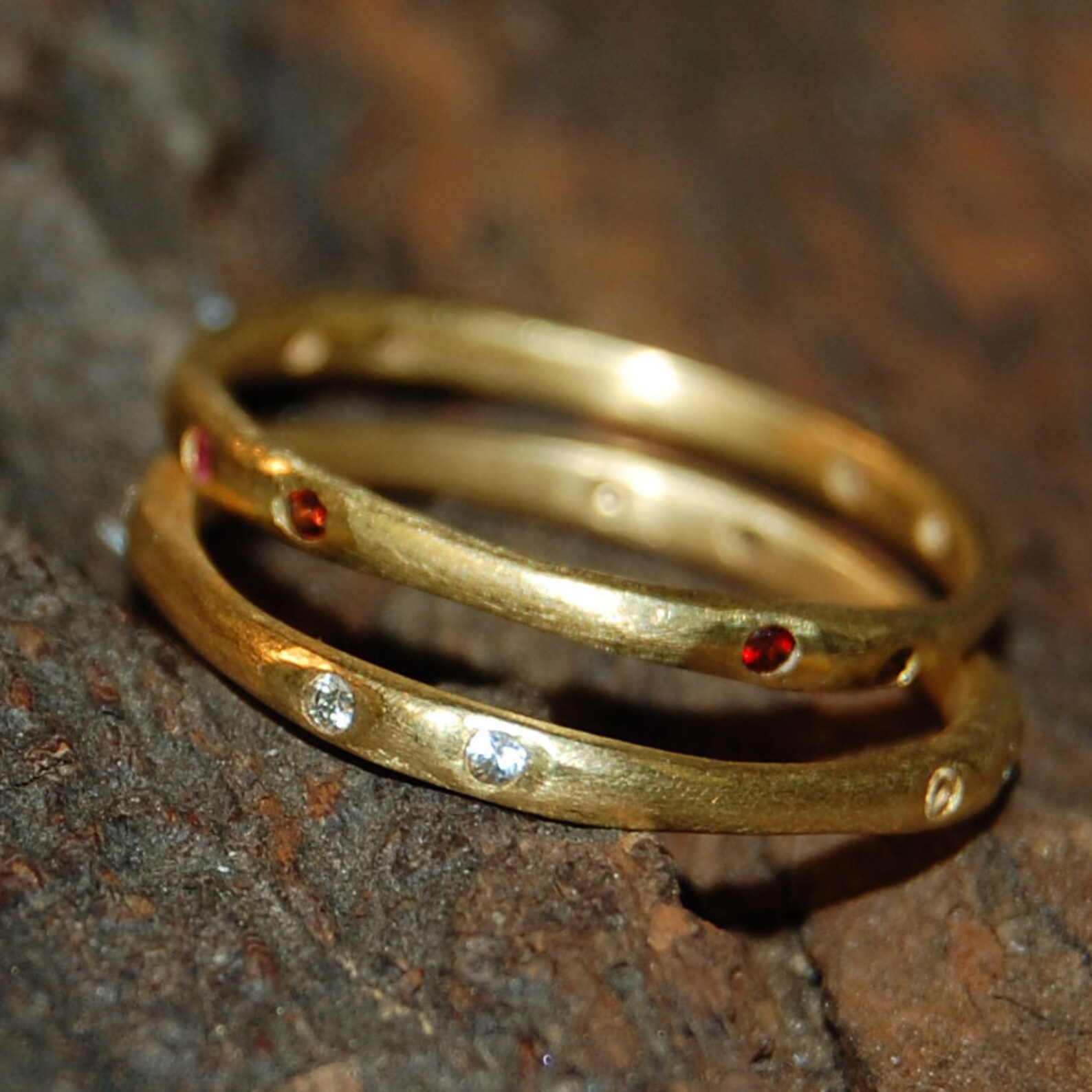 Stackable Ring Birthstone Ring Gemstone Stacking Ring - Etsy