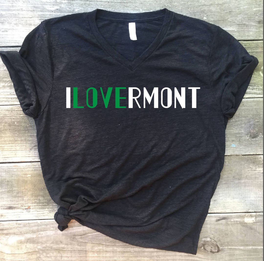 I Love Vermont Shirt, Cute Mom Shirt, Graphic Tee, Vermont, Vermont ...