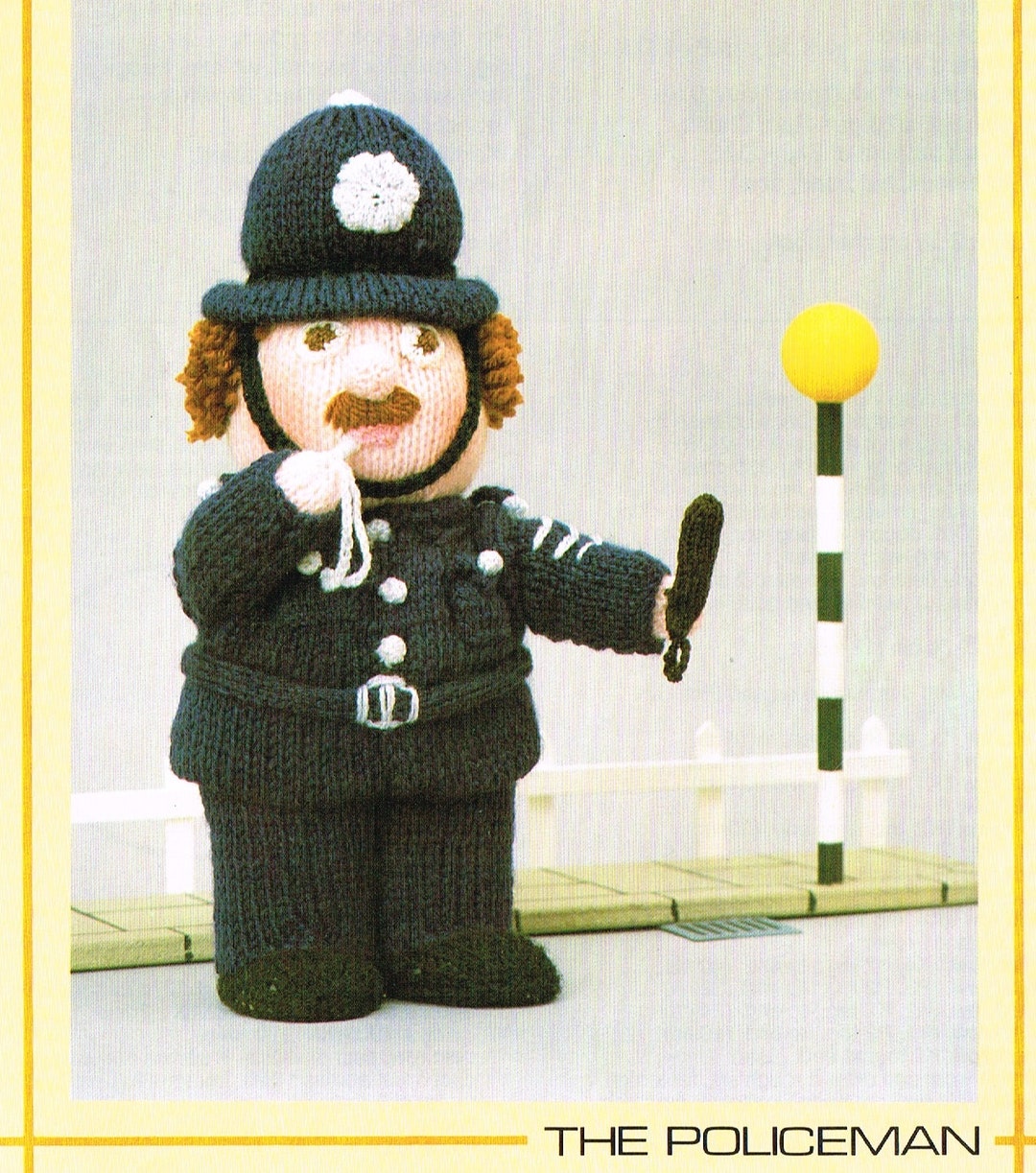 Policeman Knitting Pattern. PDF Instant Download - Etsy