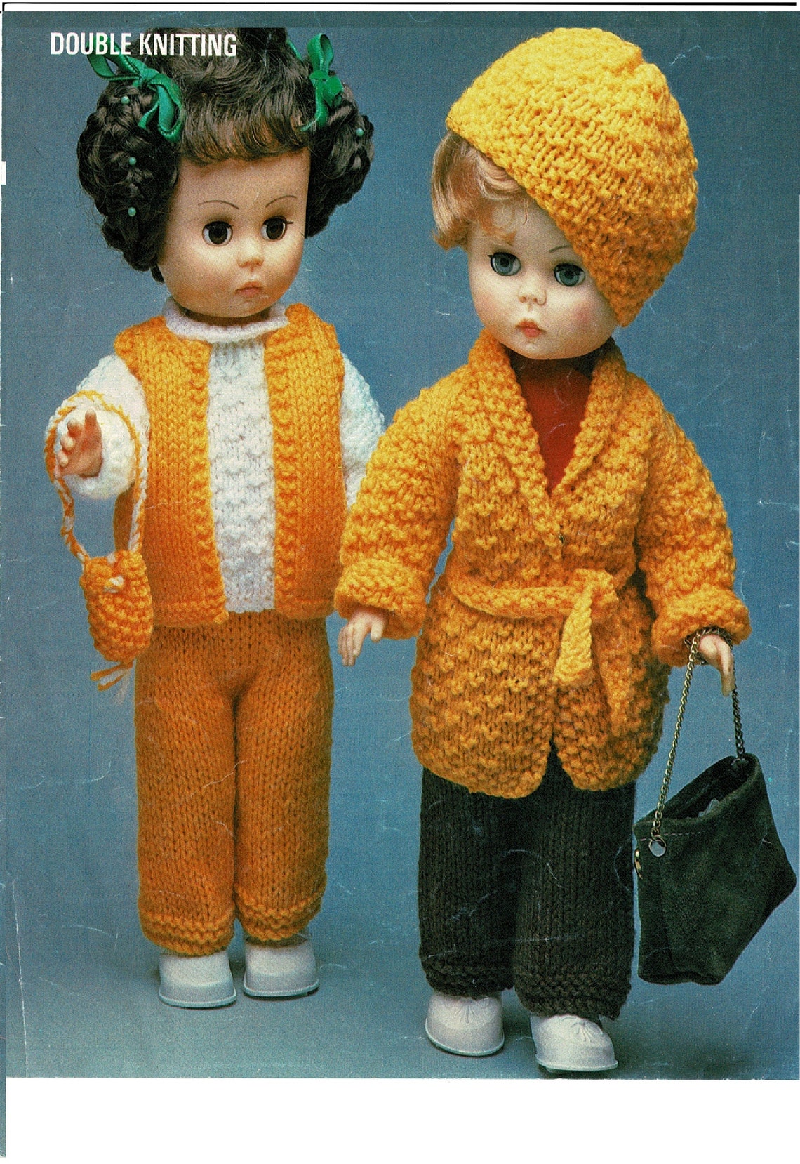 Dolls Knitting Pattern for 14 Doll. PDF Instant - Etsy