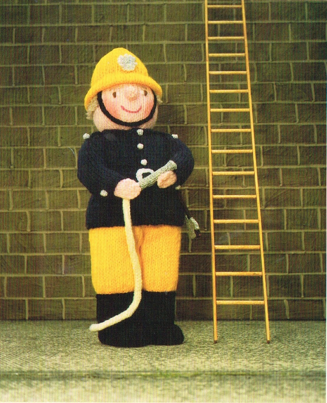 Fireman Knitting Pattern. PDF Instant Download. - Etsy