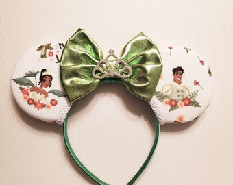 Tiana/princess and the Frog Inspired Mouse Ears - Etsy