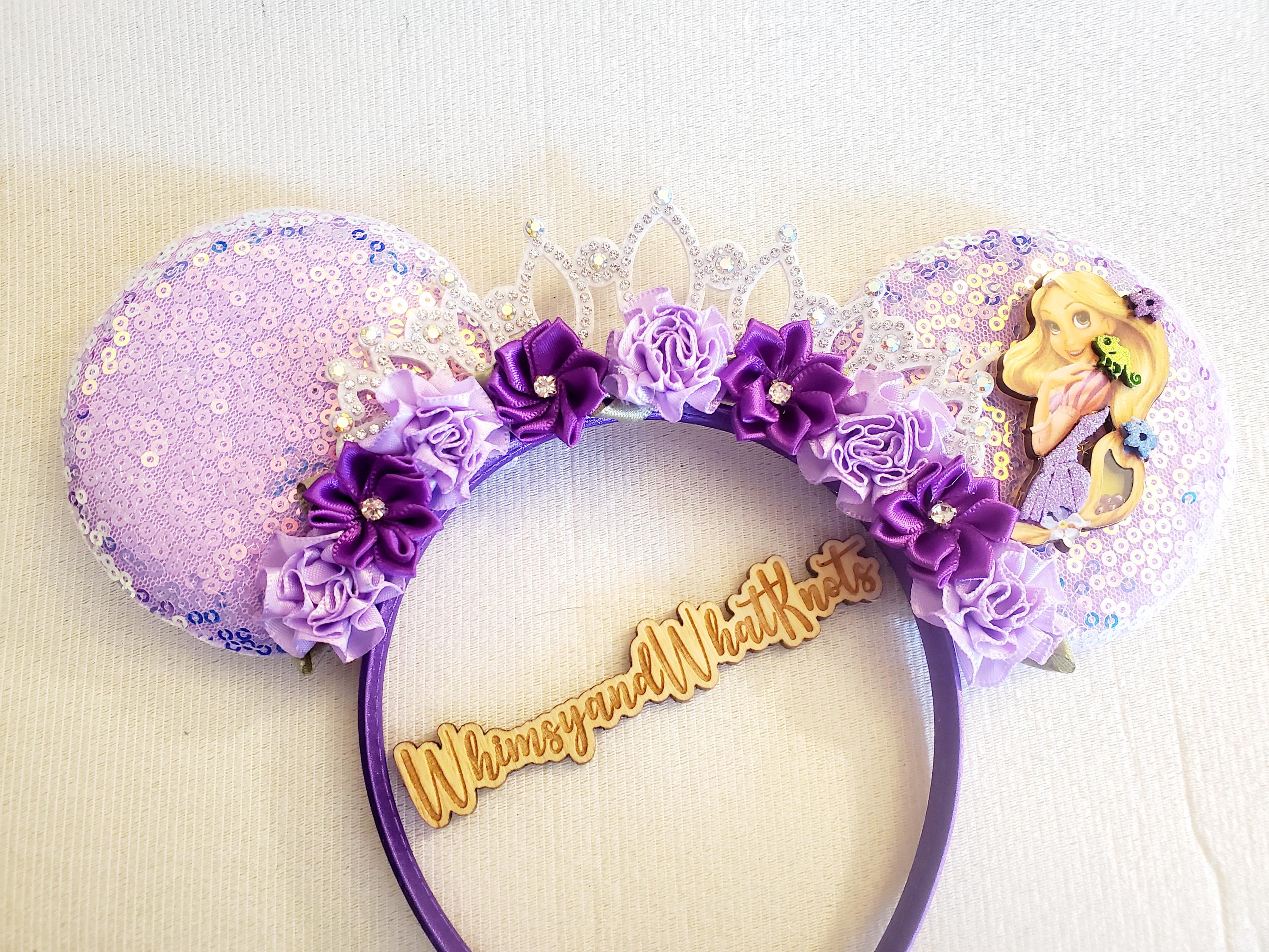 Purple Princess Mouse Ears - Etsy