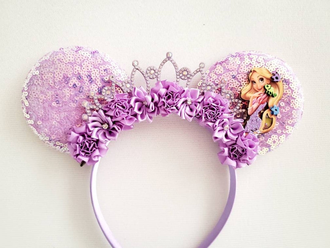 Purple Princess Mouse Ears - Etsy