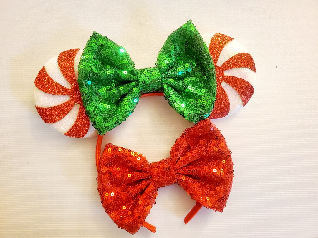 Christmas Pinwheel Mouse Ears - Etsy