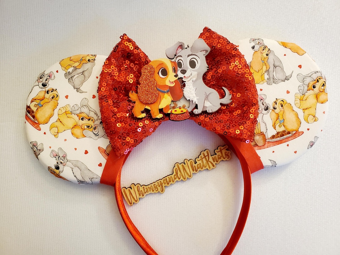 Lady and the Tramp Mouse Ears - Etsy