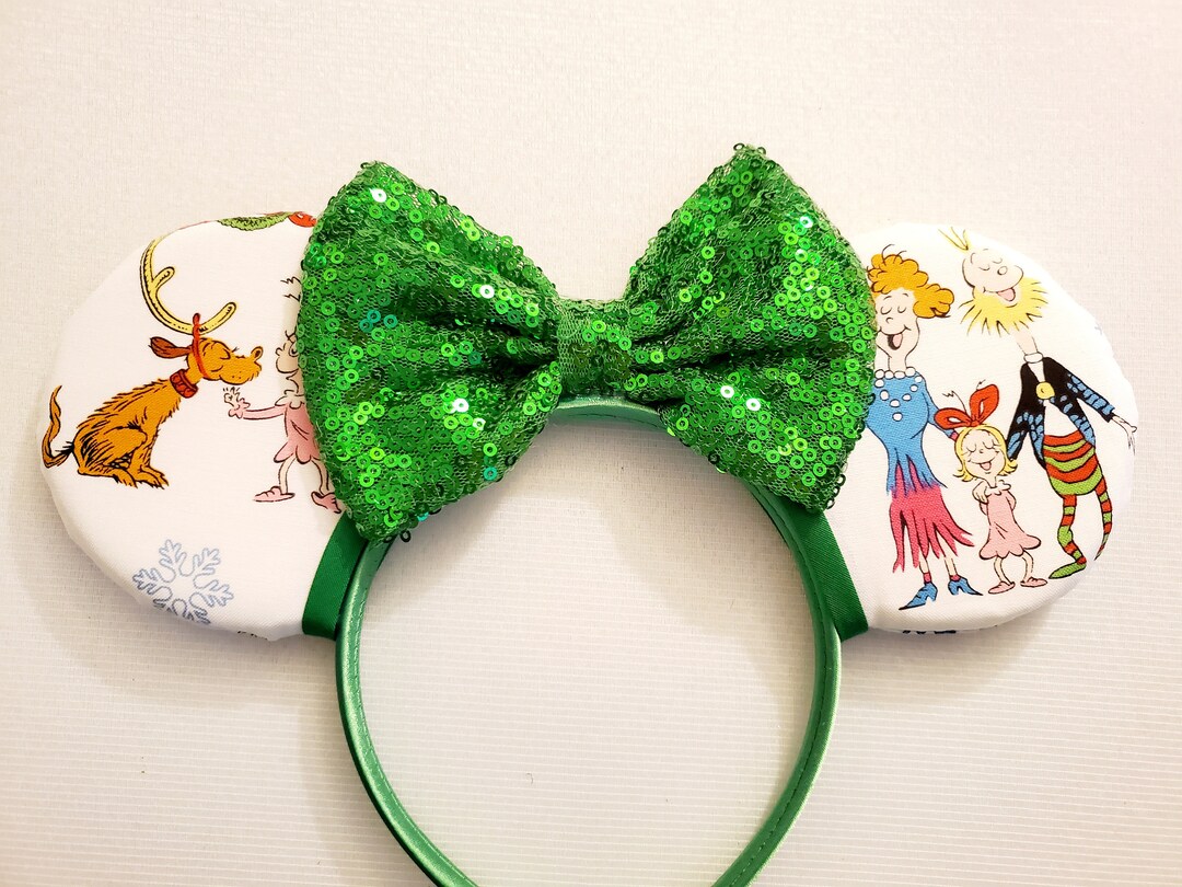 Grinch Mouse Ears - Etsy