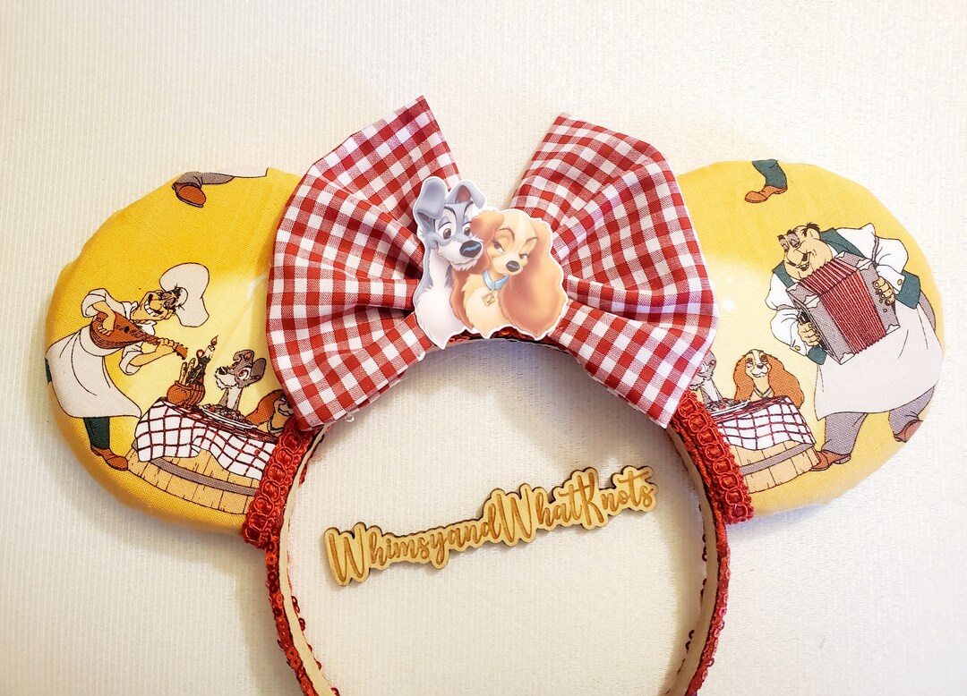 Lady and the Tramp Mouse Ears - Etsy