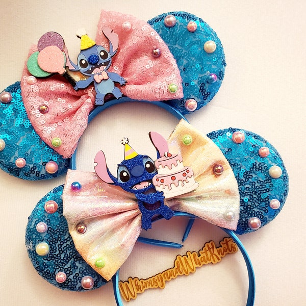 Stitch Ears Birthday - Etsy