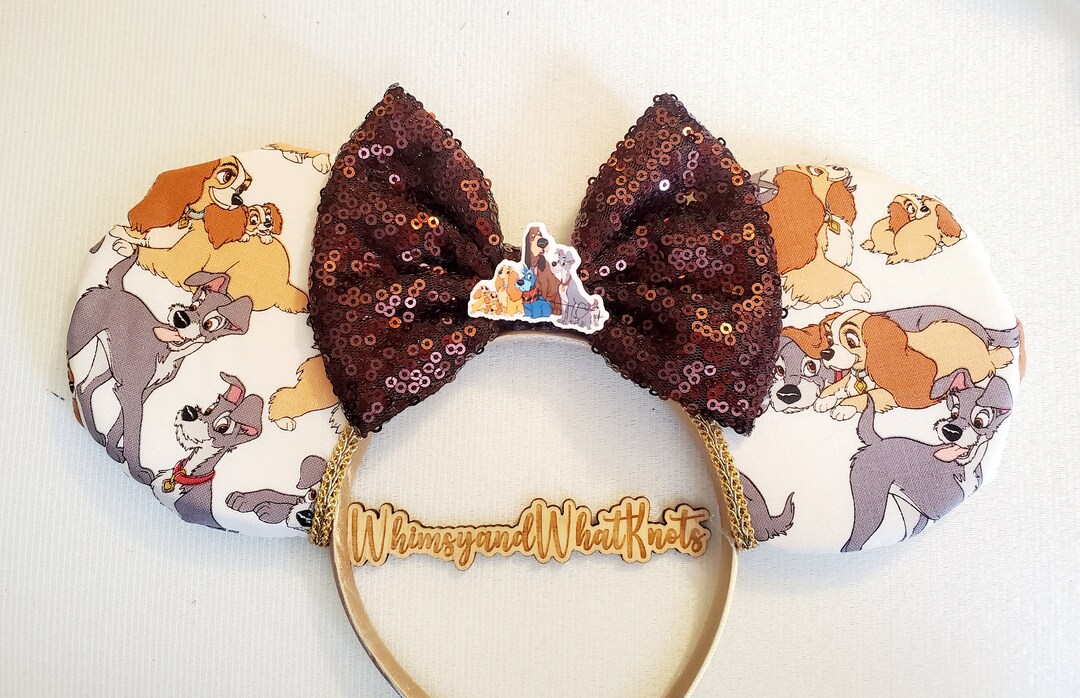 Lady and the Tramp Mouse Ears - Etsy