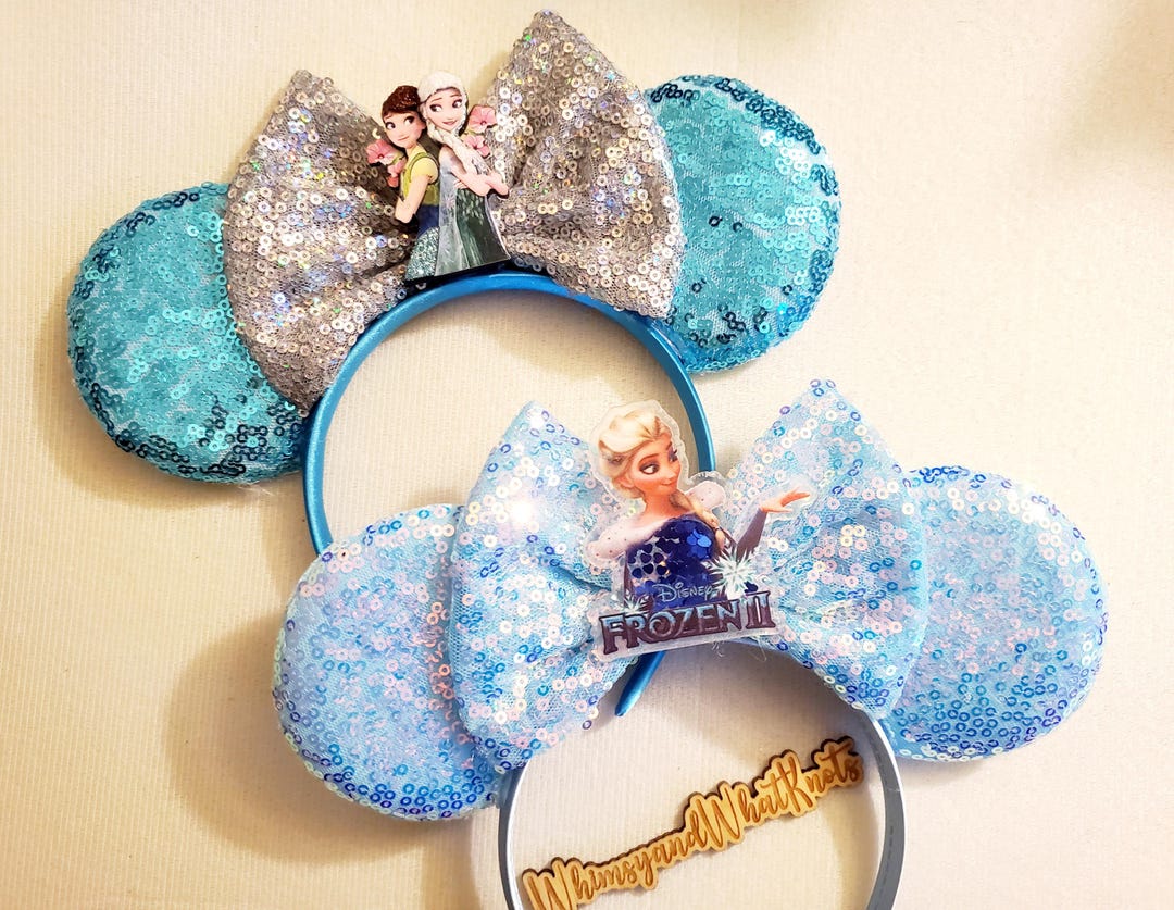 Frozen Anna and Elsa Mouse Ears U Pick - Etsy
