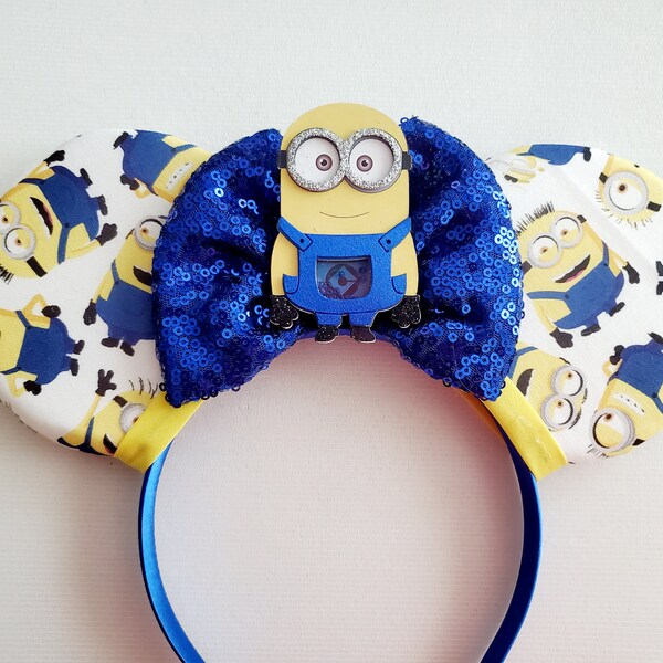 Minion Hair Bow - Etsy