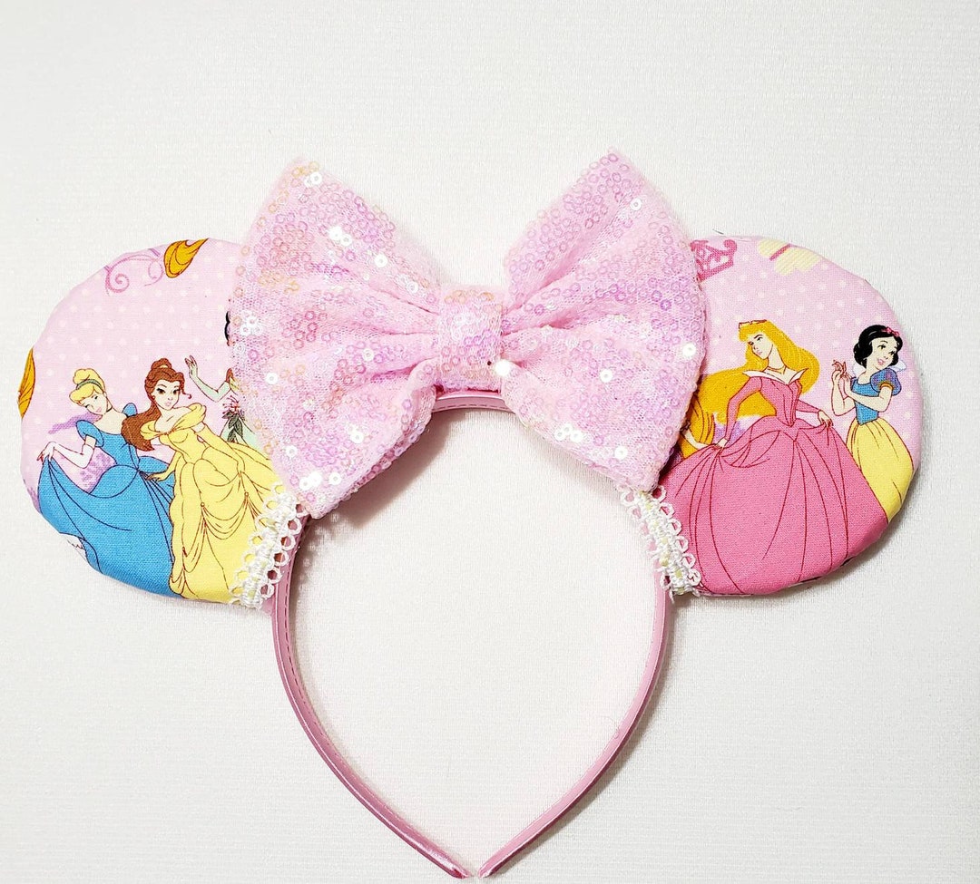 Princess Minnie Mouse Ears - Etsy
