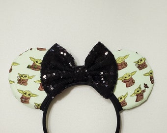 Mickey Ears Grogu - Etsy