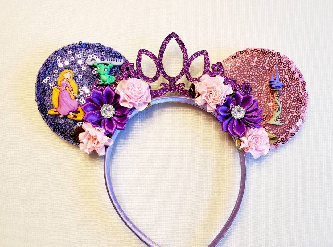 Rapunzel Minnie Mouse Ears - Etsy