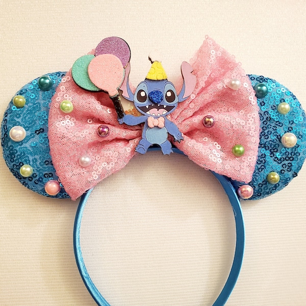 Stitch Birthday Ears - Etsy