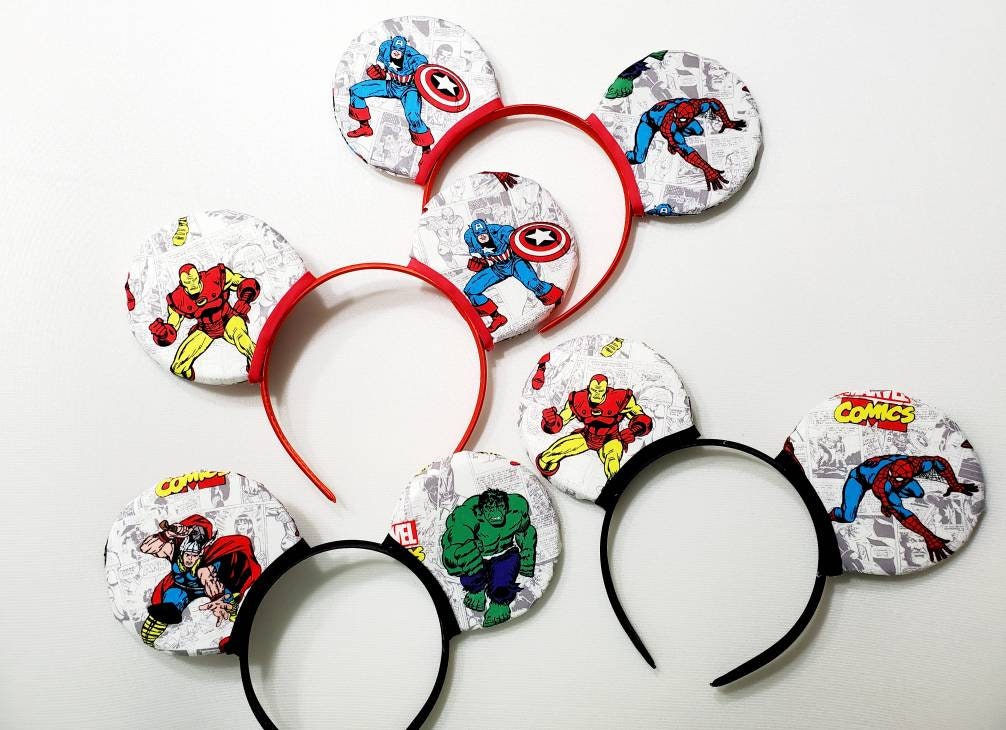 Superhero Minnie Ears - U Pick - Etsy
